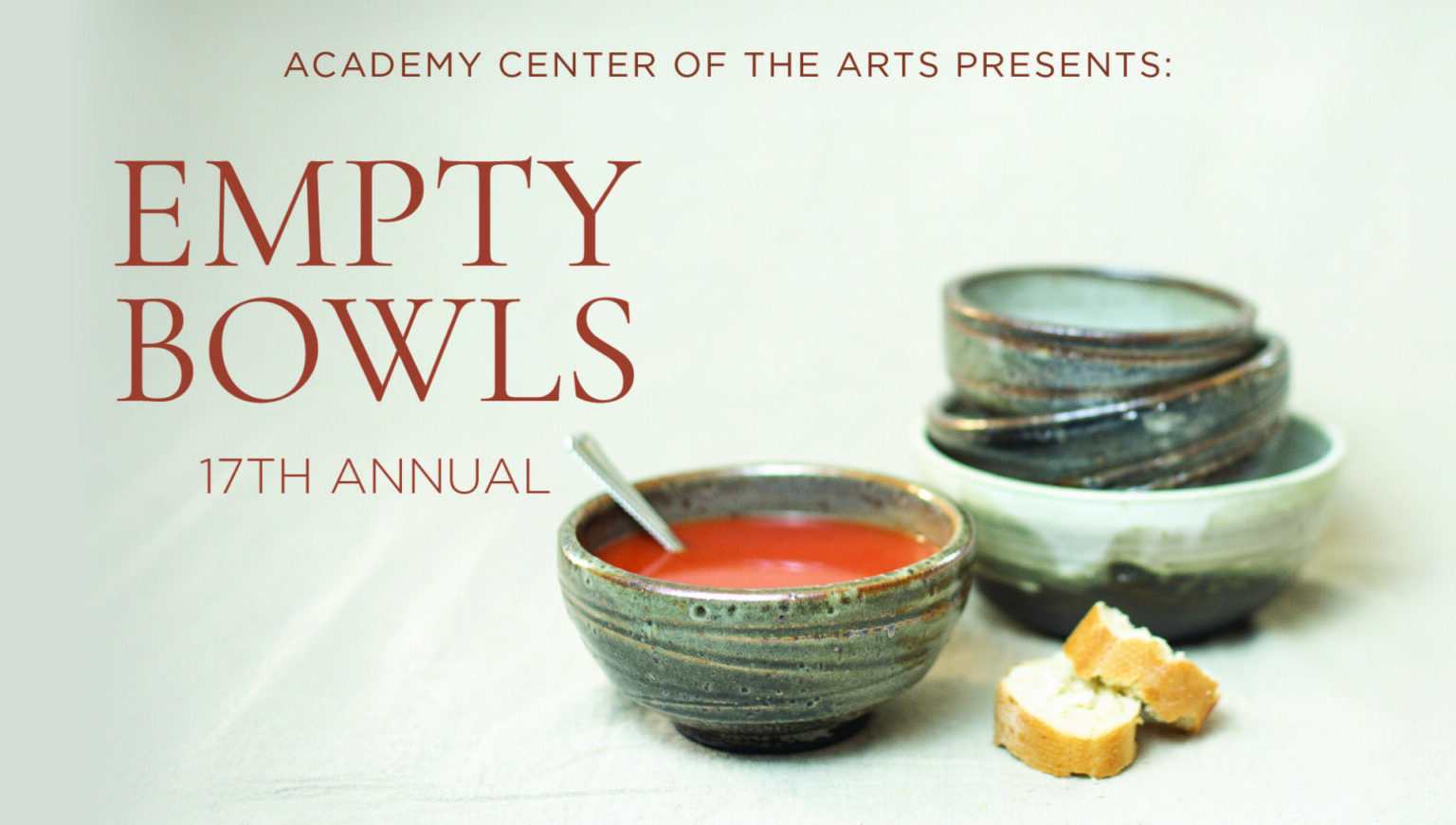 Empty Bowls 2025 - Academy Center of the Arts